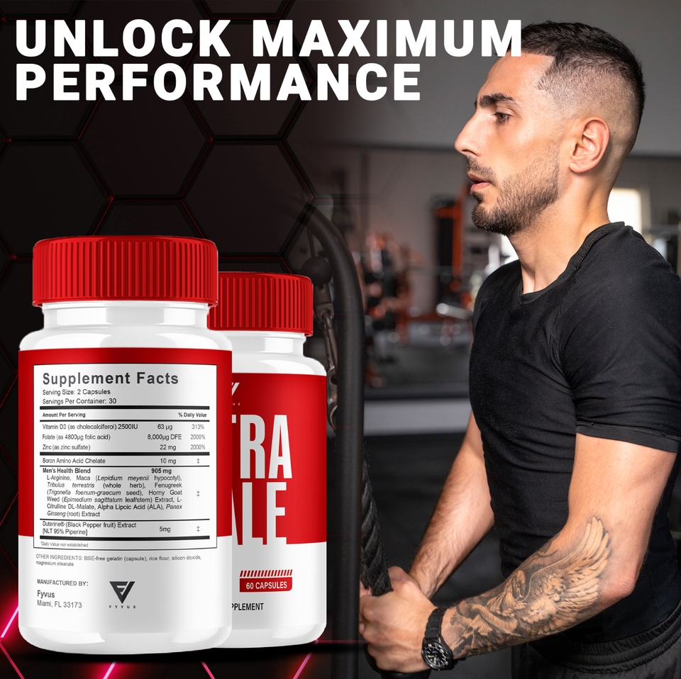 (3 Pack) Ultra Male Capsules UltraMale Max Performance Supplement (180 ...