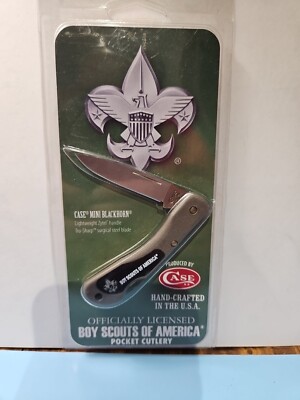 Case xx Boy Scouts Mini Blackhorn Lockback Knife Lightweight Tan 08033 ...