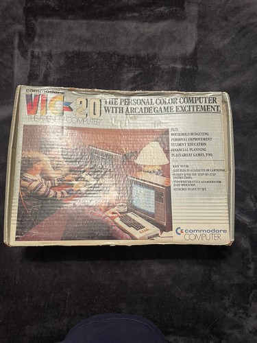 Commodore Vic 20 Personal Color Computer With Box. Box And Machine ...