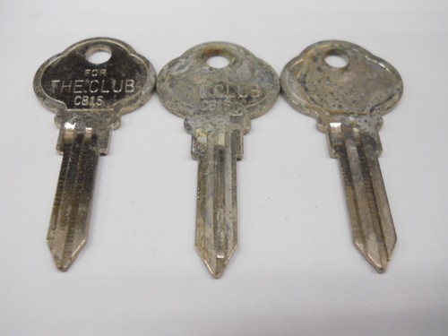ESP CB15 Key Blank Fits The Club Lock CLB15 1591P ROUGH Lot of 3 | eBay
