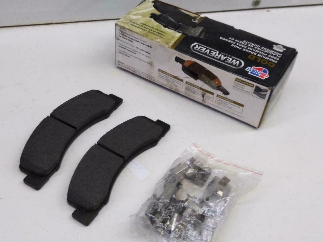 Carquest Wearever GNAD824 Gold Ceramic Brake Pads LIMITED LIFETIME ...