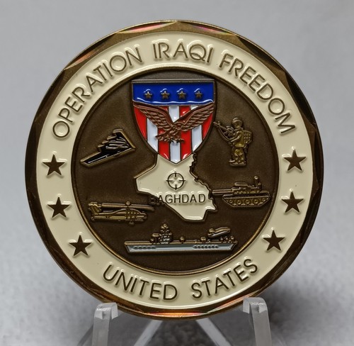 (D-CCMSC29) OPERATION IRAQI FREEDOM / WAR on TERRIORISM CHALLENGE COIN ...