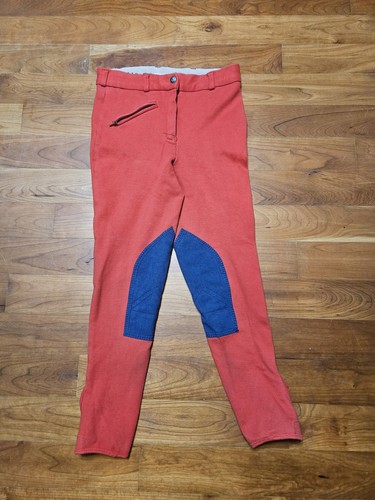 Ride Ap Womens Red Breeches Horse Riding Equestrian Size 28 | eBay