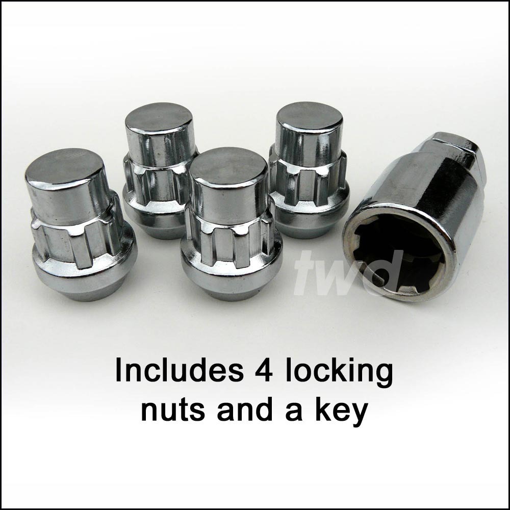 4 x ALLOY WHEEL LOCKING NUTS FOR JAGUAR F-PACE STUD LUG BOLTS SECURITY ...