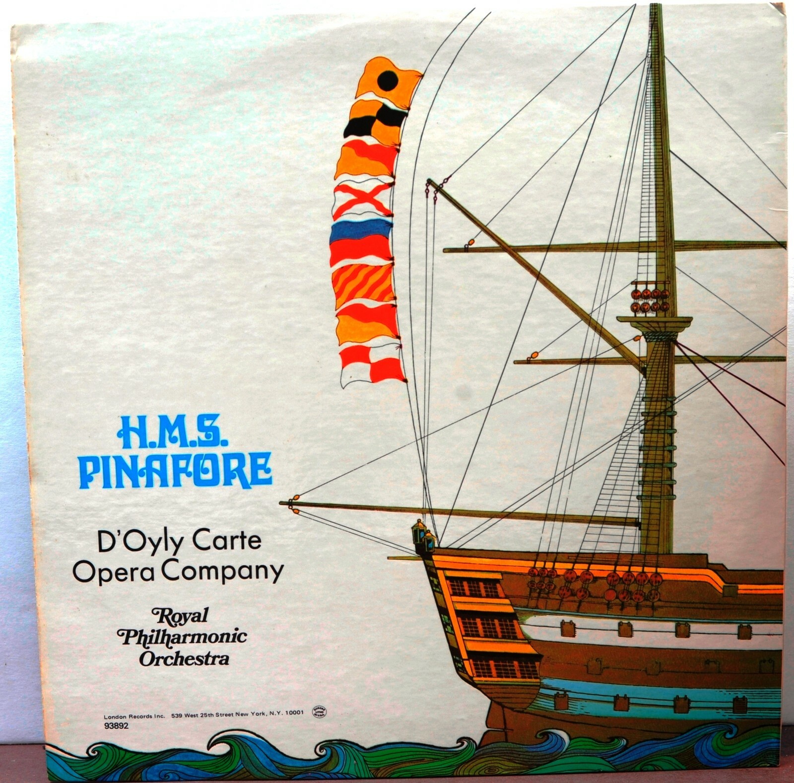 HMS PINAFORE D'Oyly Carte Opera Company London Phase 4 Stereo NM ...