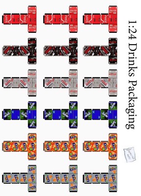 1/25 1/24 Scale Printed Soda Cases v2 | eBay