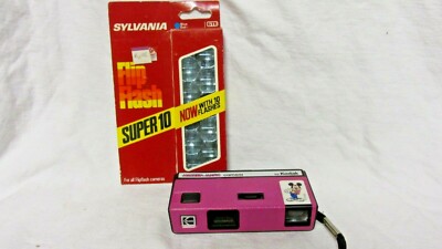 VINTAGE 1980s KODAK MICKEY MATIC CAMERA WITH UNUSED FLIP FLASH | eBay