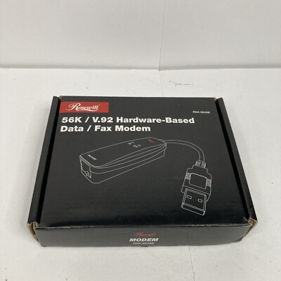 Rosewill RNX-56USB 56K/V.92 Hardware-Based Data Fax Modem | eBay
