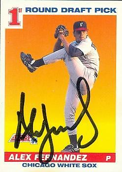 Alex Fernandez autographed baseball card (Chicago White Sox) 1991 Score ...