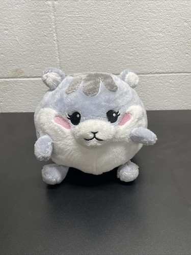 Squishable Hamster Plush 7" Gray Pink Cheeks Round Soft Stuffed Animal ...