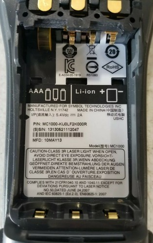 Symbol Motorola Barcode Scanner MC1000, Windows CE5, 1D scanner, with ...