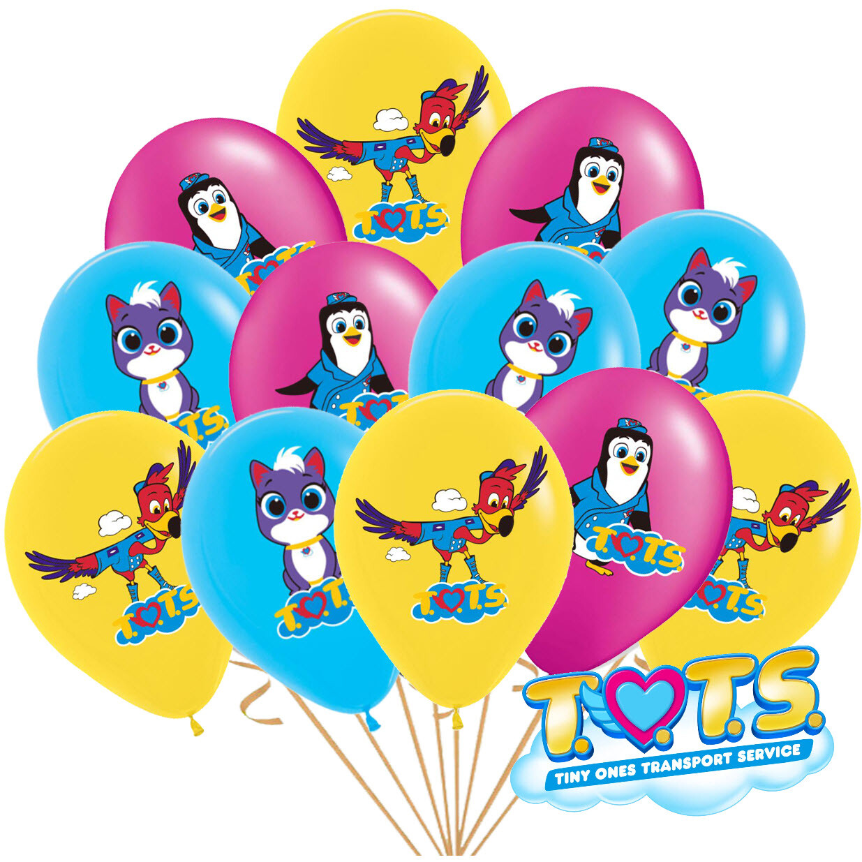 TOTS CUPCAKE TOPPERS BALLOON CUP PLATE BANNER BIRTHDAY PARTY SUPPLIES ...