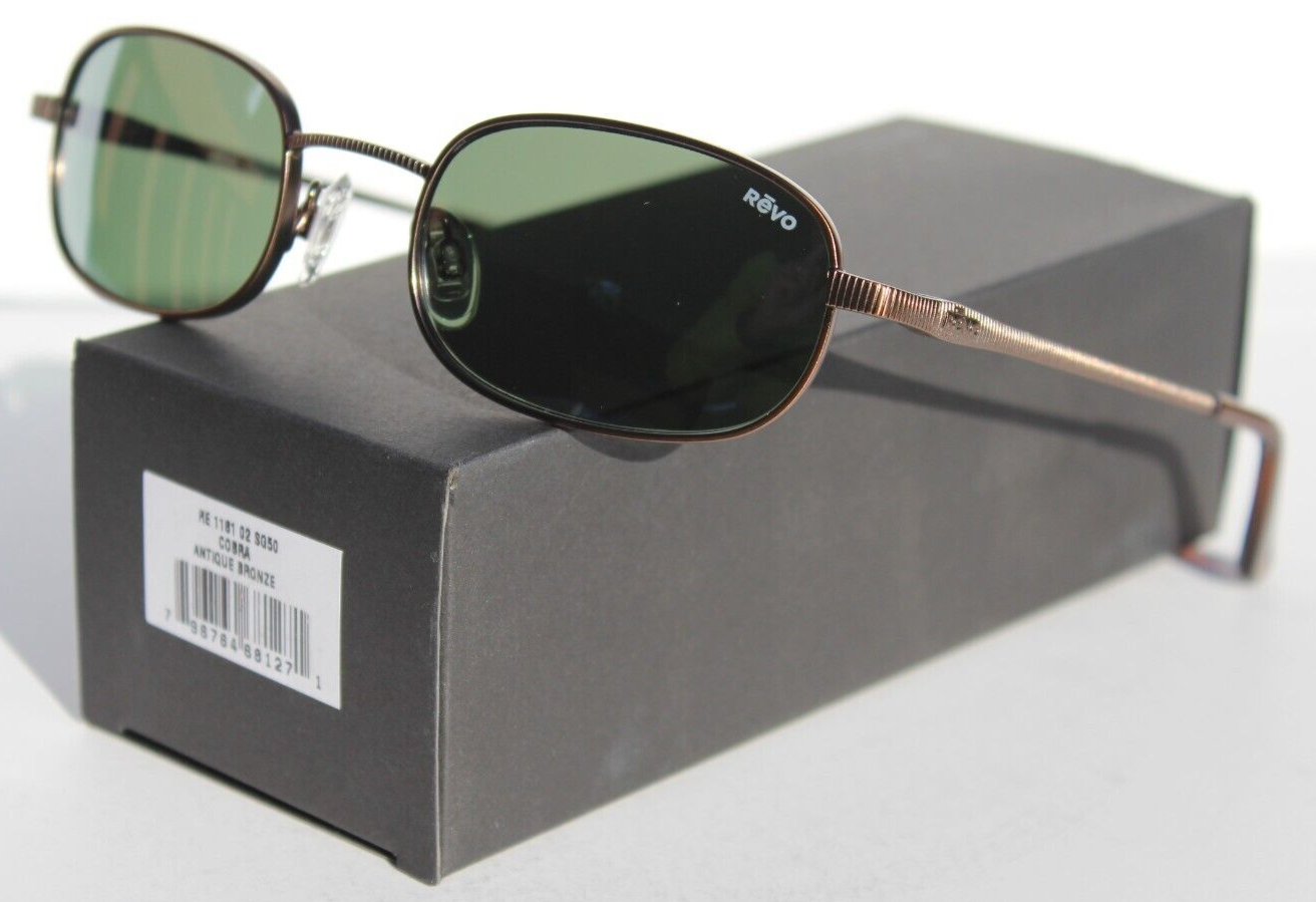 REVO Cobra Sunglasses POLARIZED Antique Bronze/Grey NEW RE1181 02 $299 ...