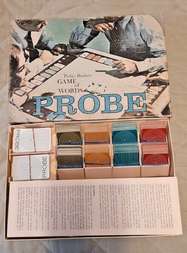 Vintage Probe Game of Words/Parker Brothers/Board Game/1964 | eBay