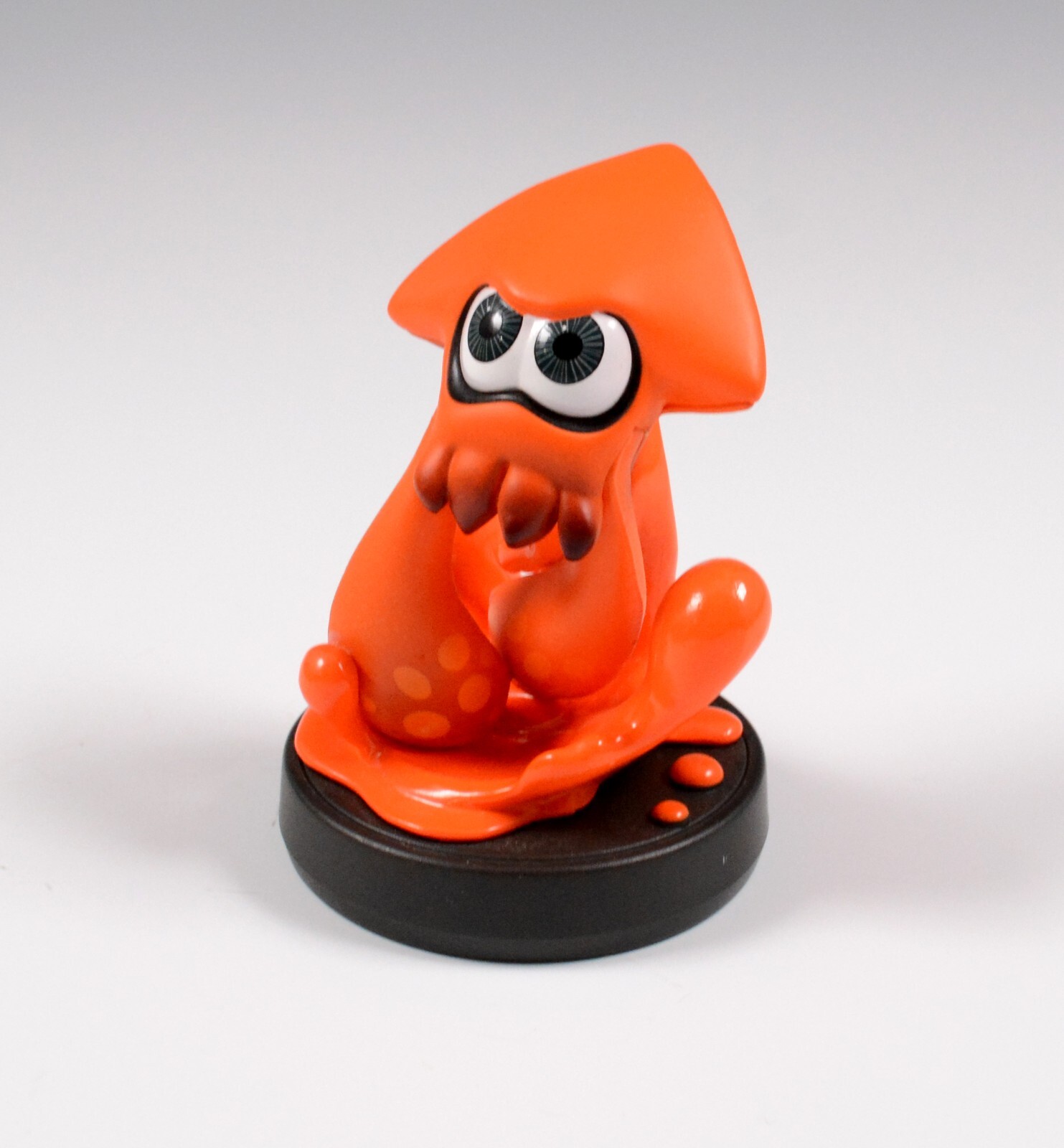 INKLING SQUID ORANGE AMIIBO COMPLETE Authentic Switch Nintendo Splatoon ...