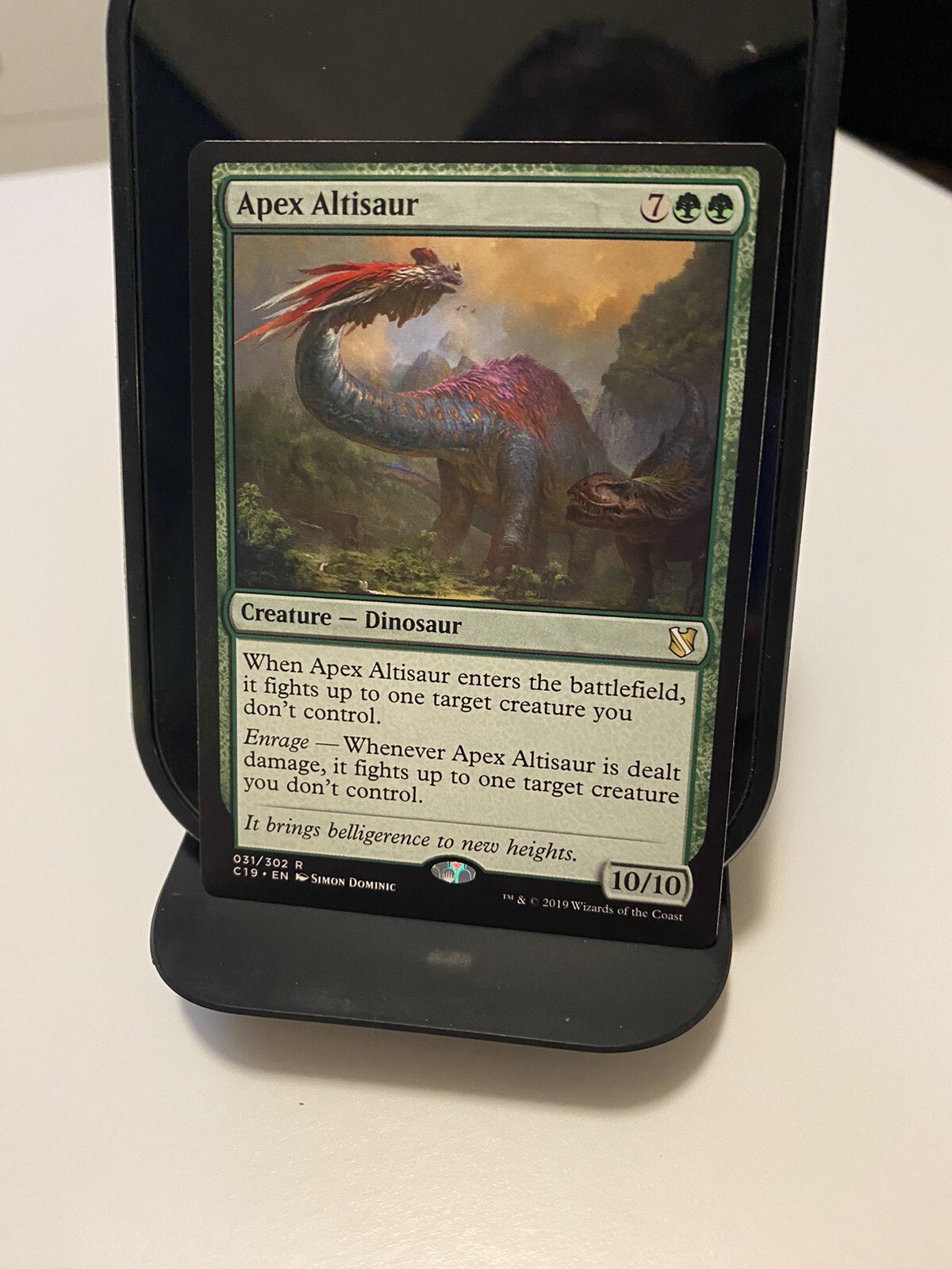 Magic The Gathering - Apex Altisaur - Commander 2019 - Rare - Mint/Near ...