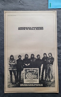 Chicago VI Album Promo Print Advertisement Vintage 1973 | eBay