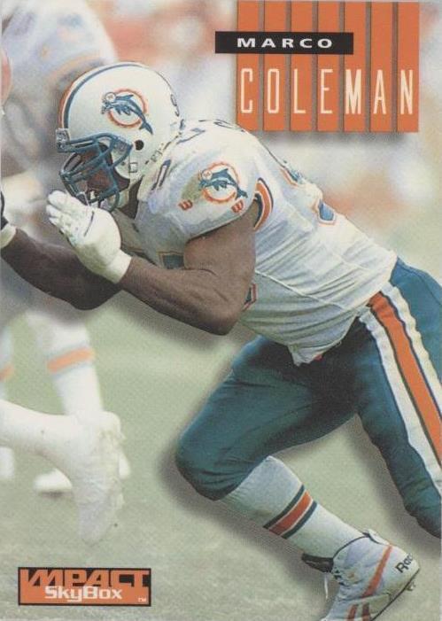 1994 Skybox Impact - Marco Coleman #146 for sale online | eBay