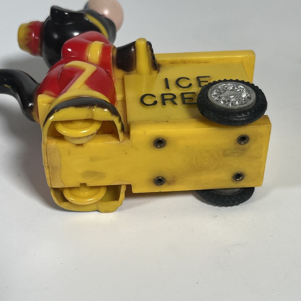 VTG Toy MARX Ice Cream Peddler Monkey Vintage Acrobat Friction Toy Hong ...