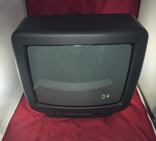 Sanyo DS13630 13 Inch CRT TV Retro Gaming Tested Working Vintage 1996 ...