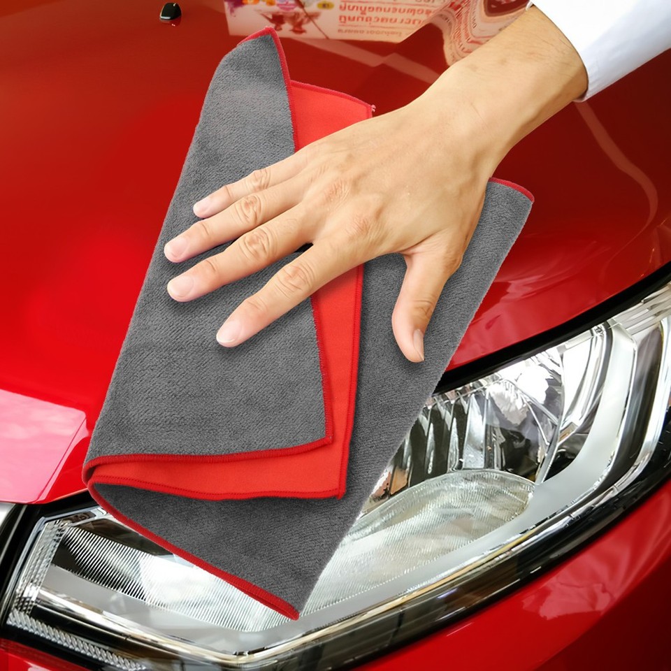 2pcs Cleaning Cloth Car Wash Drying Towel Car Polishing Cloth Absorbent ...