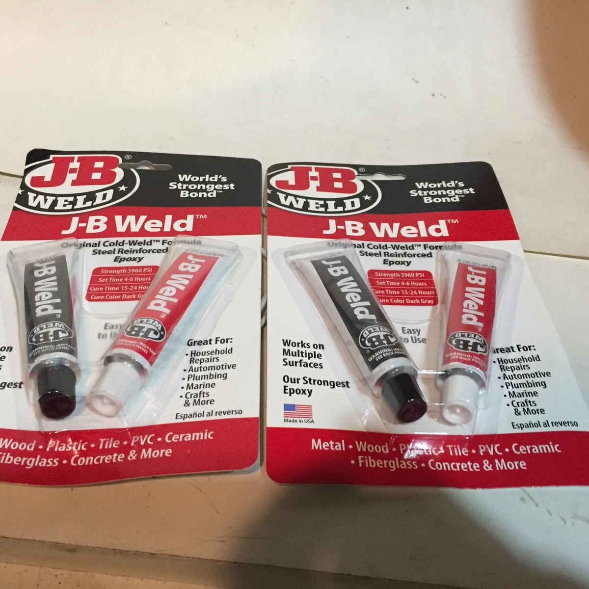 J B Weld Original Twin Tube, 41% OFF