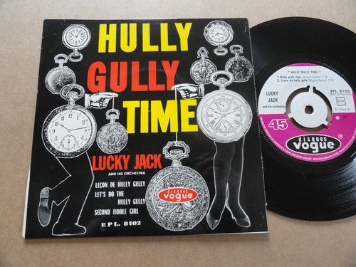 DISQUE 45T AVEC LANGUETTE DE LUCKY JACK " HULLY GULLY TIME " | eBay