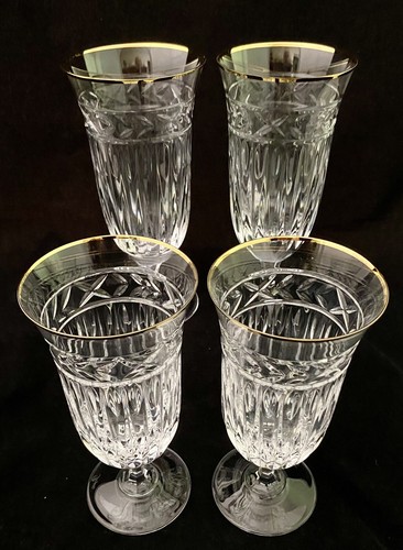 Rogaska Miller Crystal Iced Tea Glass 7” T Elegant Classic Signed Set ...