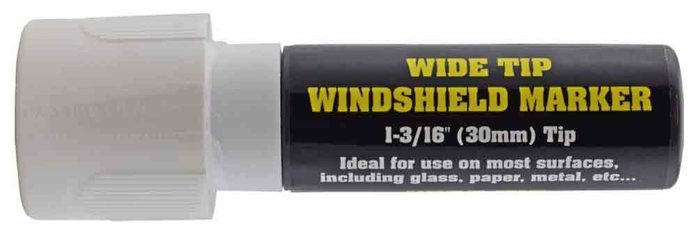 30mm Wide Tip Windshield Markers - Works On Most Surfaces - Glass ...