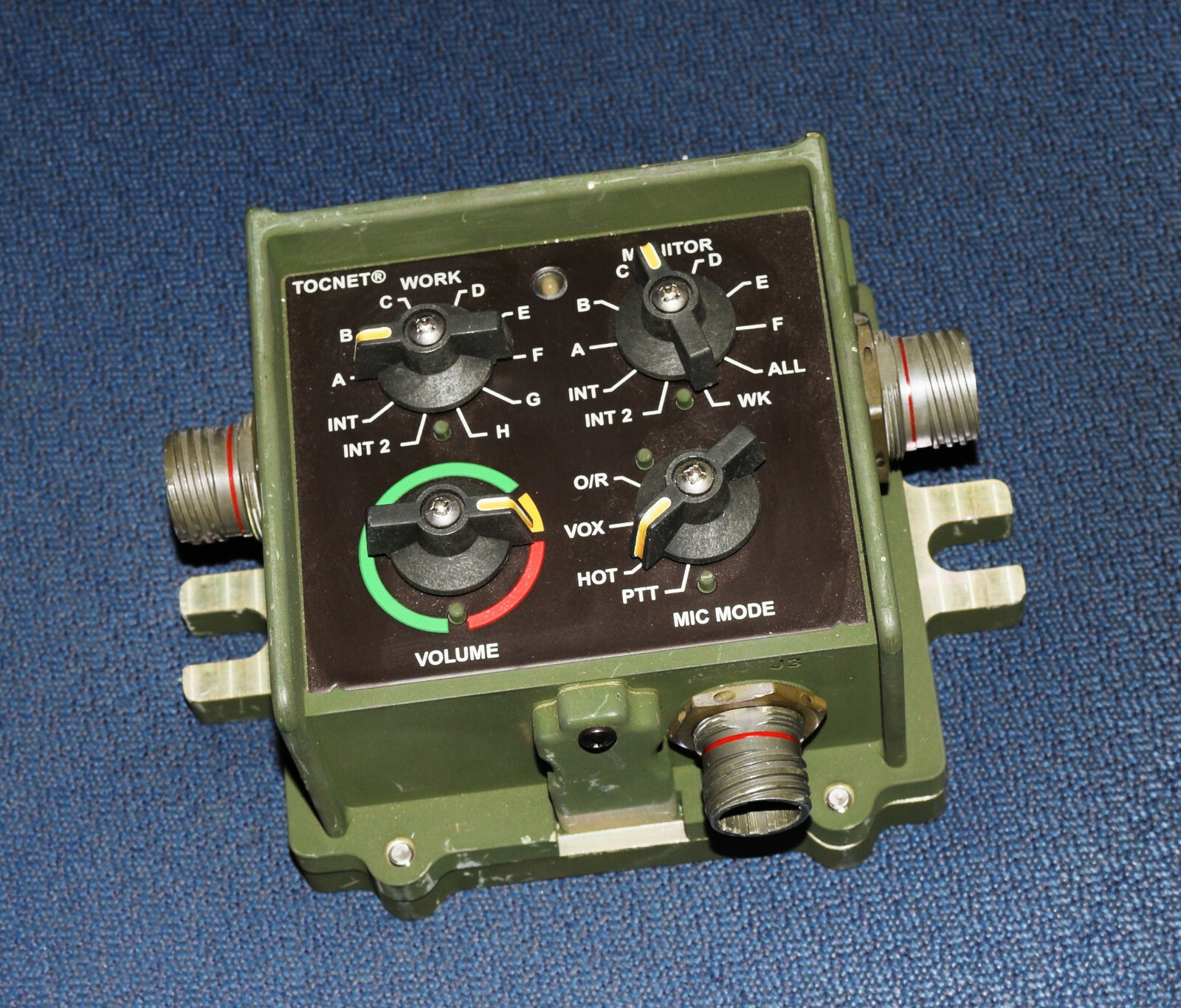 SCI TOCNET-V MILITARY INTERCOM TACTICAL COMM CREW STATION 5895-01-605-8816 VIC-3 | eBay