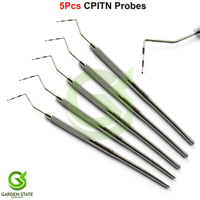 5Pcs Perio CPITN Probe Color Coded Periodontal Gum Pocket Measuring ...