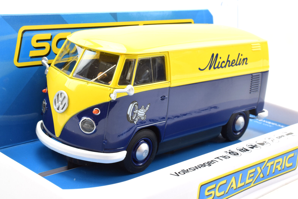 Scalextric "Michelin" Volkswagen Panel Van T1b DPR W/ Lights 1/32 Slot ...