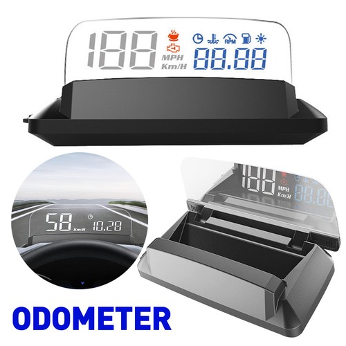 L3 OBD2 HUD Heads Up Display Car Speed Fuel RPM Odometer with ...