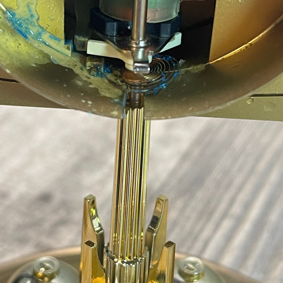 Vintage Remington of Germany Multi-Quartz Anniversary Glass Domed Clock ...