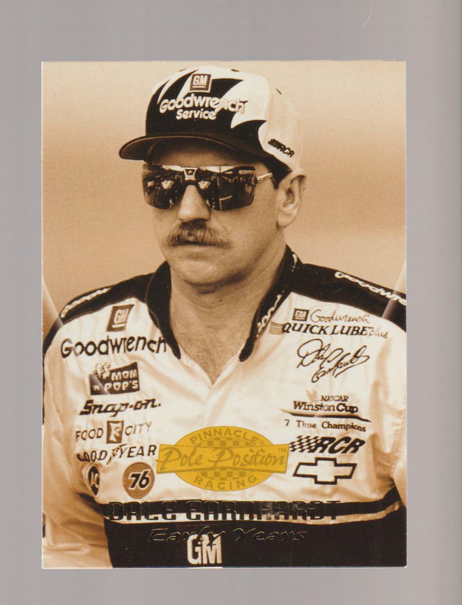 1996 Pinnacle Pole Position #72 Dale Earnhardt card, NASCAR legend | eBay