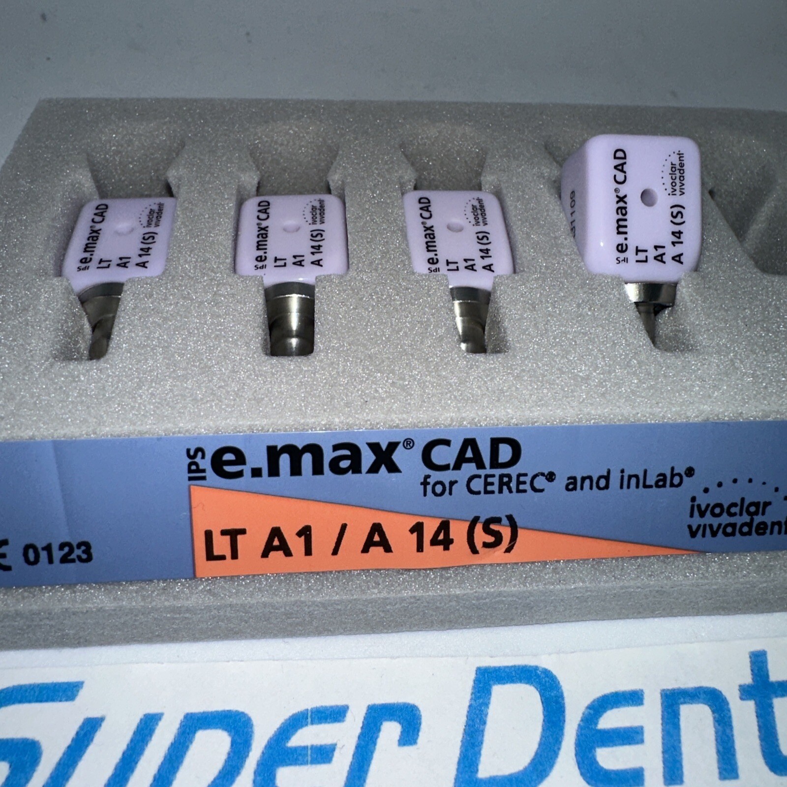 Cerec Ivoclar Emax IMPLANT LT A1 A14 (S) Screw Retained (1 Block) | eBay