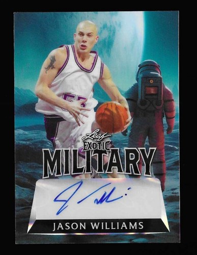 Jason Williams 2024 Leaf Exotic Military Autograph Lava Prizm #1/1 ...