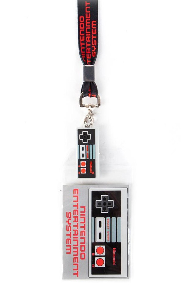 Nintendo Controller Lanyard with ID Holder & Charm New | eBay