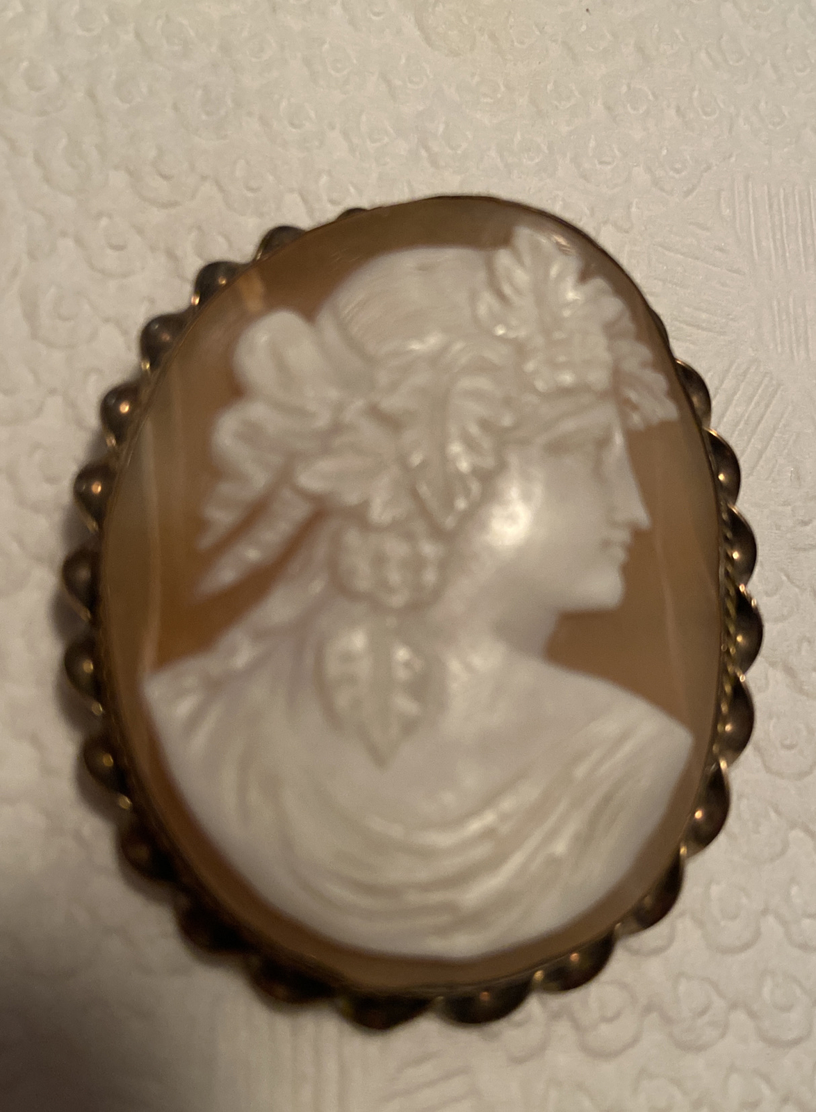 ANTIQUE VICTORIAN INTRICATE CARVED SHELL LARGE CAMEO… - Gem