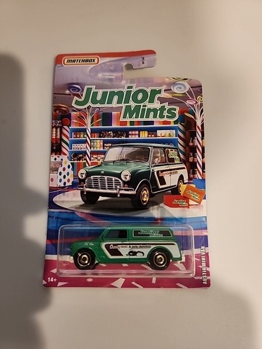 Matchbox Junior Mints Austin Mini Van 5/6 Sweet Rides MBX Candy Series ...