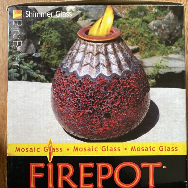 Hand Glazed Ceramic Bird Brain Fire Pot 11504323 for sale online | eBay