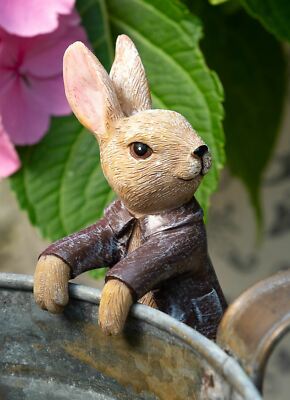 Pot Buddies Beatrix Potter Bunny Figure Plant Pot Hanger - Handmade ...