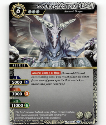 FOIL - Battle Spirits Saga Sky Emperor Le Ciel - Savior of Chaos | eBay