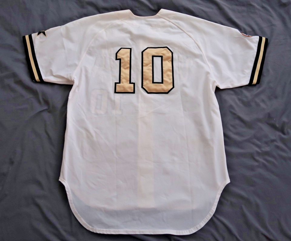 Vanderbilt Home Game Jersey White Sz 48 Embroidered Nike CWS #10 John ...