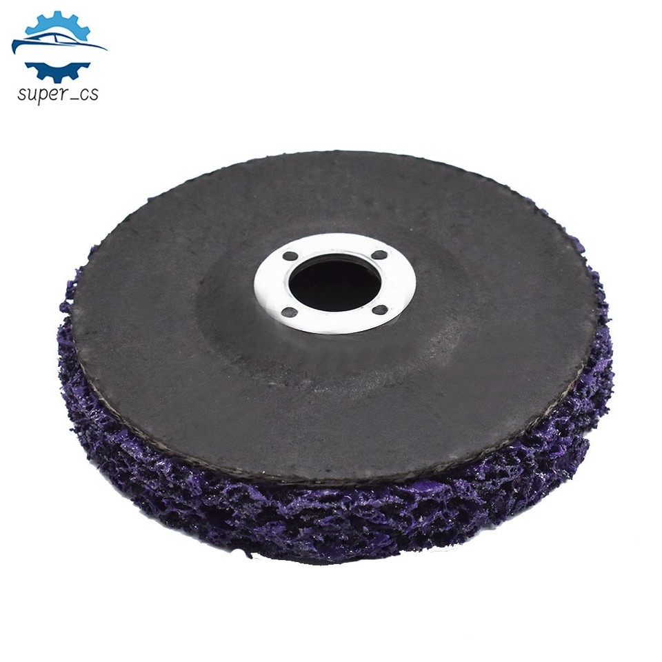 5×4" 100mm Poly Strip Disc Wheel Paint Rust Removal Clean For Angle ...