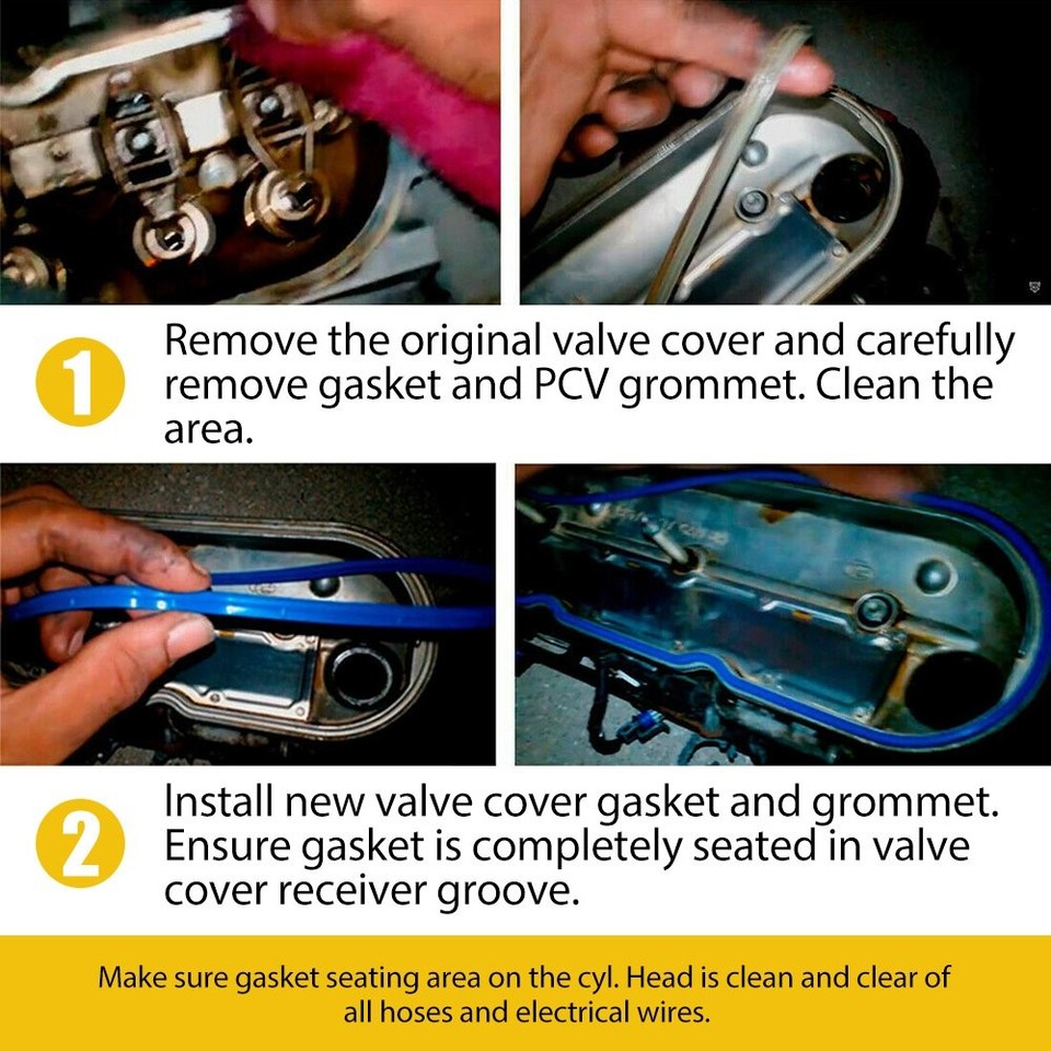 Engine Valve Cover Gasket Set for Avanti Buick Cadillac Chevy Car ...