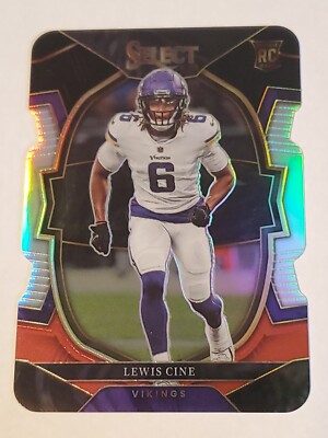 Lewis Cine RC Black Red Prizm Die Cut 2022 Panini Select #52 Minnesota ...