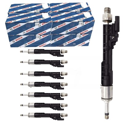 BOSCH 8x Fuel Injector For BMW F06 F12 F13 F15 F85 F86 G07 4.4L V8 | eBay