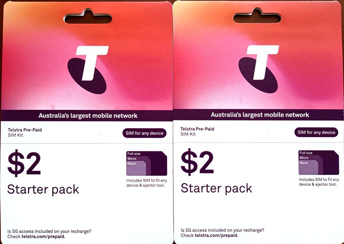 Telstra Prepaid Telstra $320 365 Day Prepaid SIM Starter Kit For $280