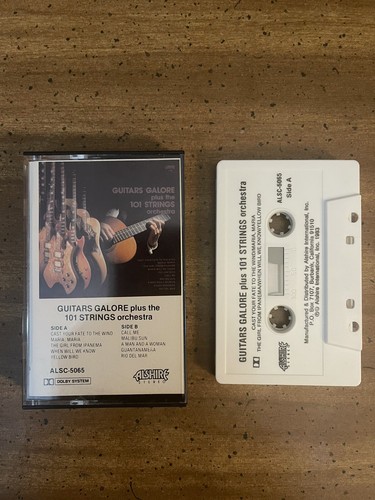 Guitars Galore Plus 101 Strings Orchestra Cassette Tape 1983 Alshire | eBay